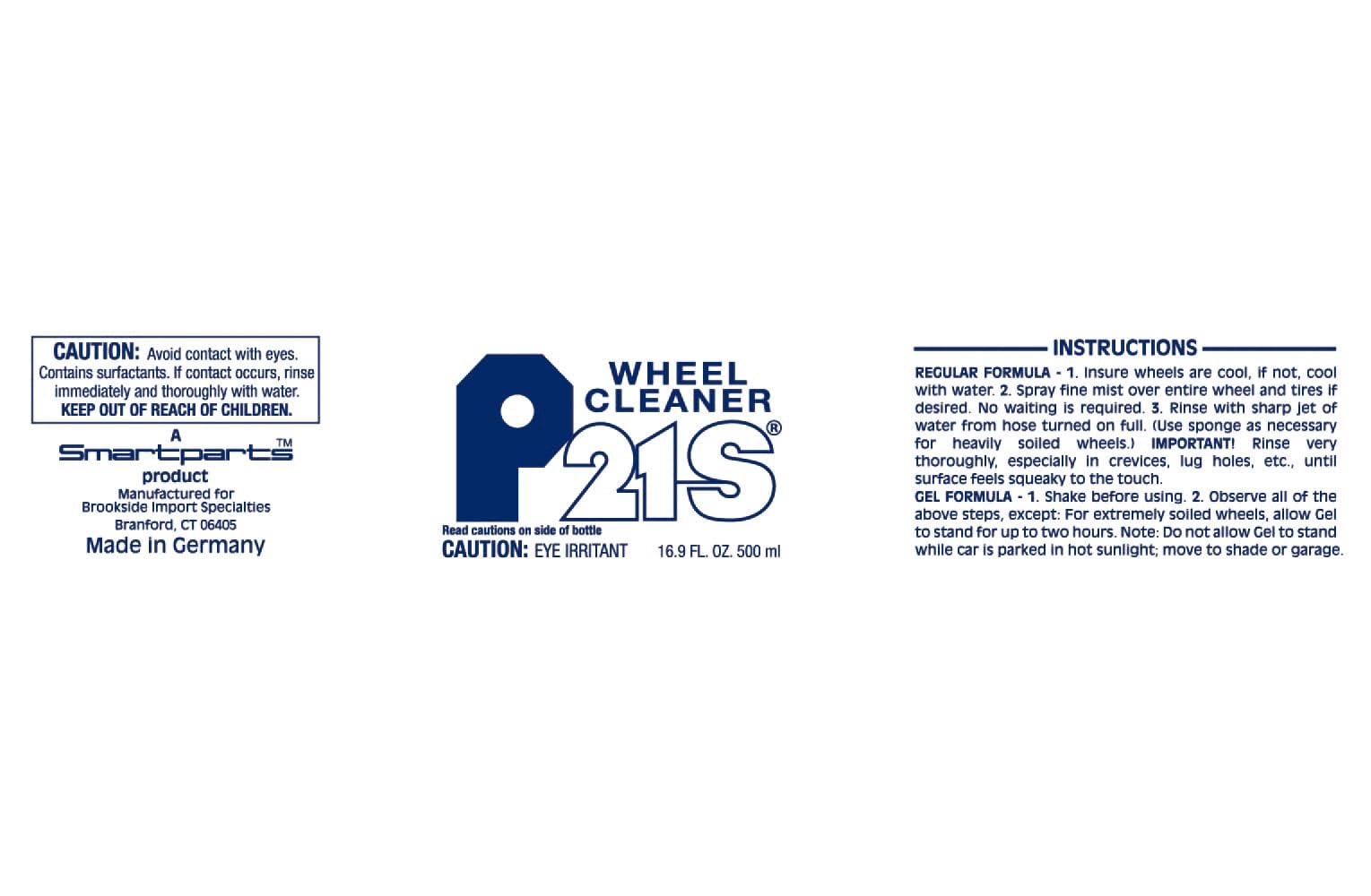 P21S Gel Wheel Cleaner 500mL w/ Sprayer