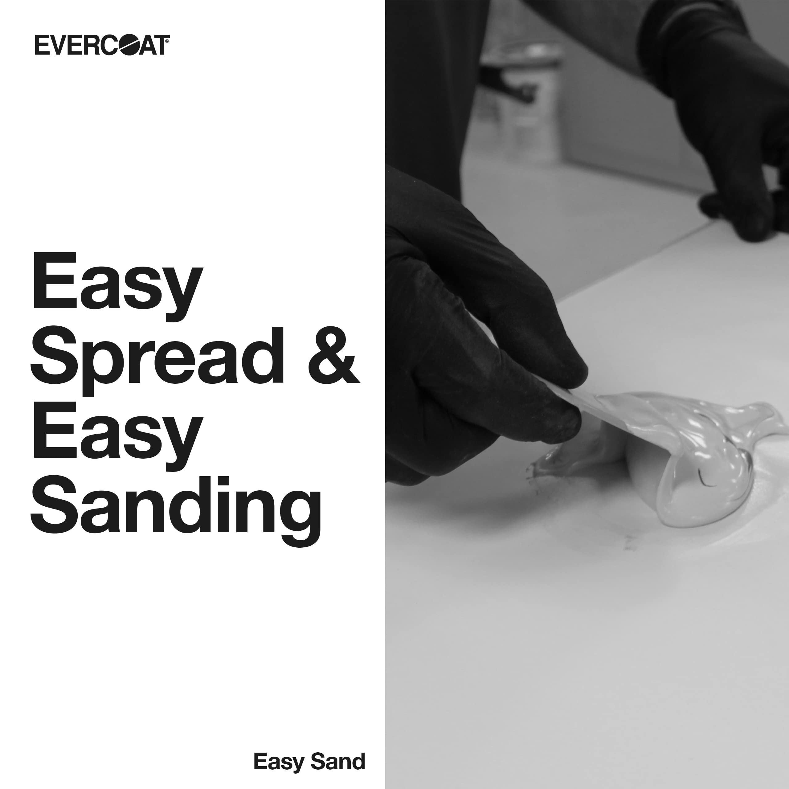 Evercoat Easy Sand Polyester Finishing & Blending Putty for Steel, Fiberglass & More - 30 Fl Oz