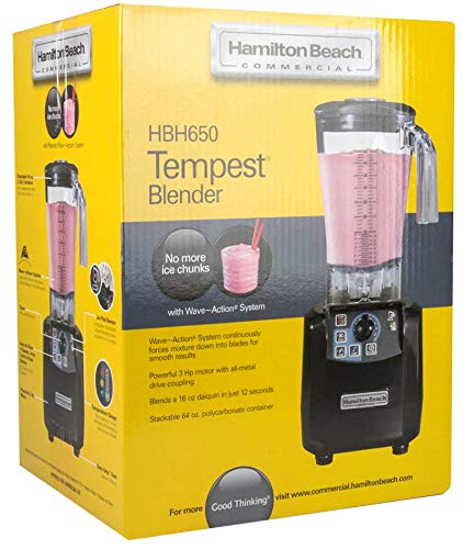 Hamilton Beach HBH650 Commercial Tempest Blender, Black