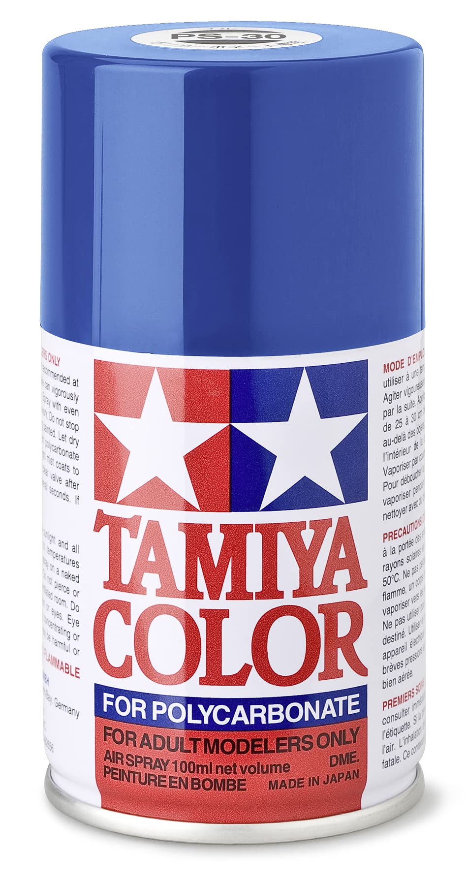 Tamiya USA TAM86030 Polycarbonate Ps-30 Brilliant Blue