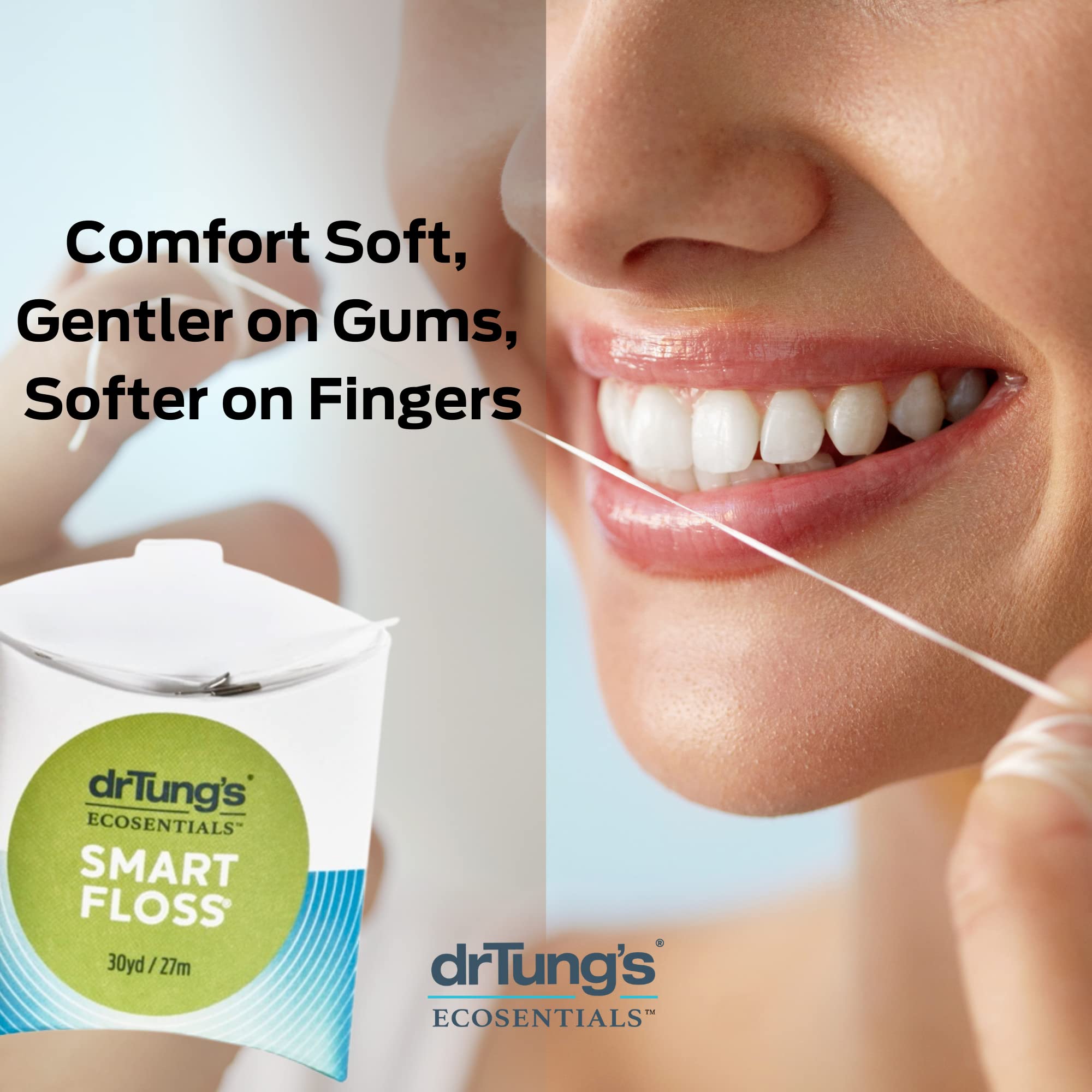 Dr. Tung's Smart Floss, 30 yds, Natural Cardamom Flavor 1 ea Colors May Vary (Pack of 30)