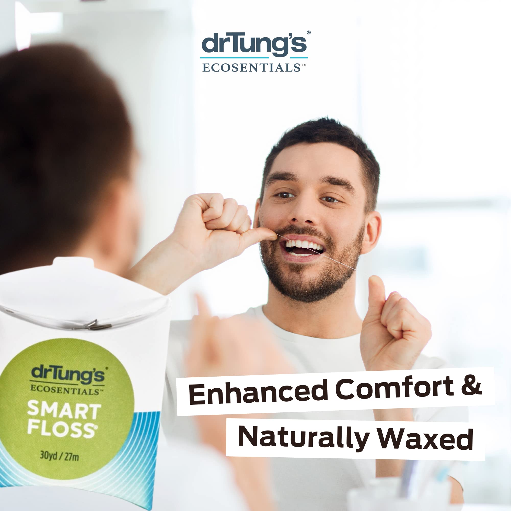 Dr. Tung's Smart Floss, 30 yds, Natural Cardamom Flavor 1 ea Colors May Vary (Pack of 30)