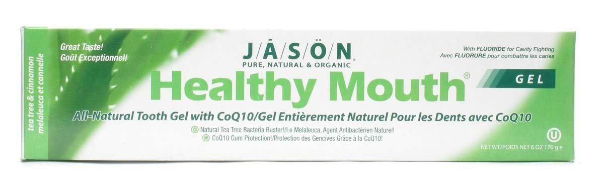 Jason Natural Products Healthy Mouth Plus CoQ10 Gel Toothpaste, 6 Ounce - 6 per case.
