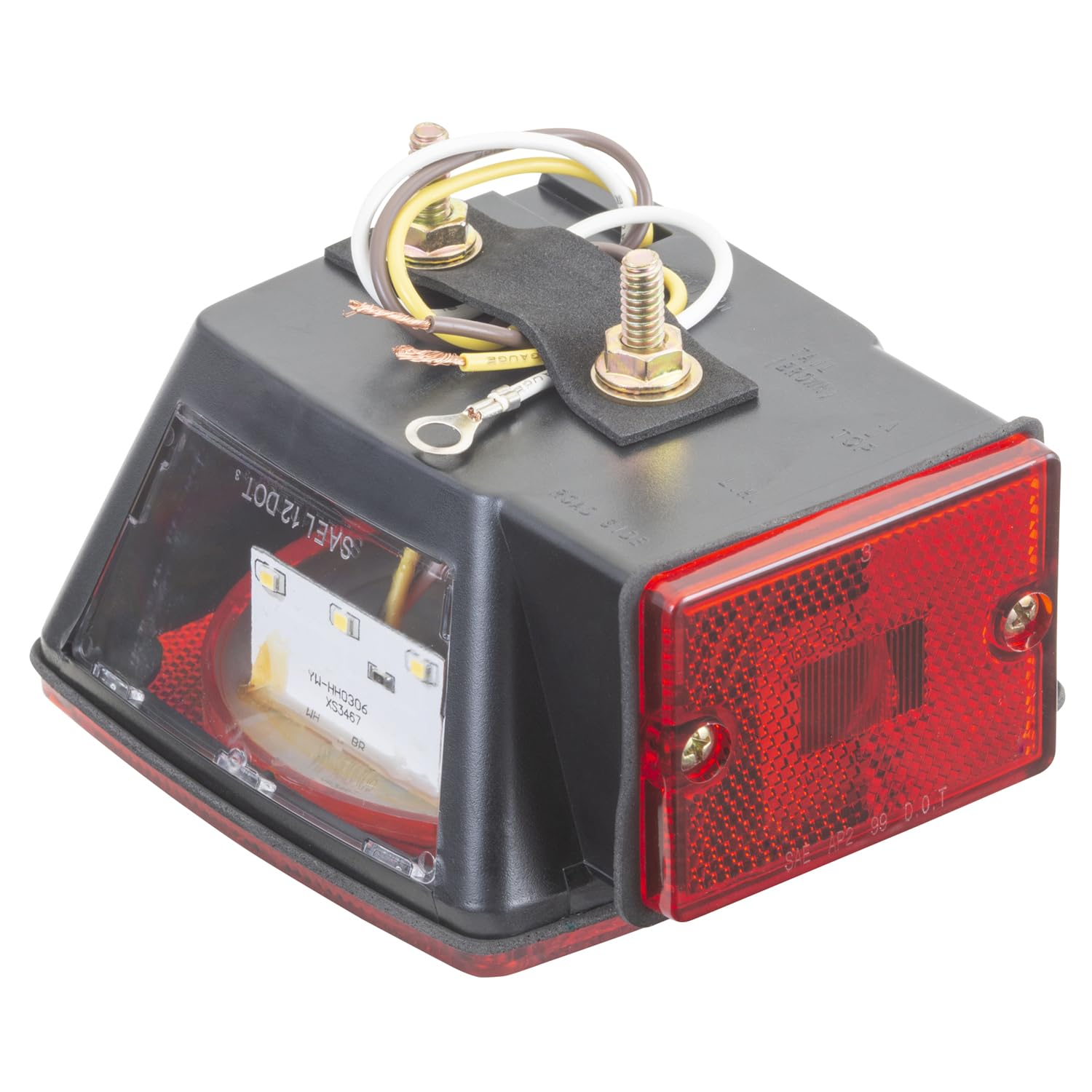 Grote 51992 Red Submersible LED Trailer Lighting Kit (Replacement LH Stop Tail Turn)