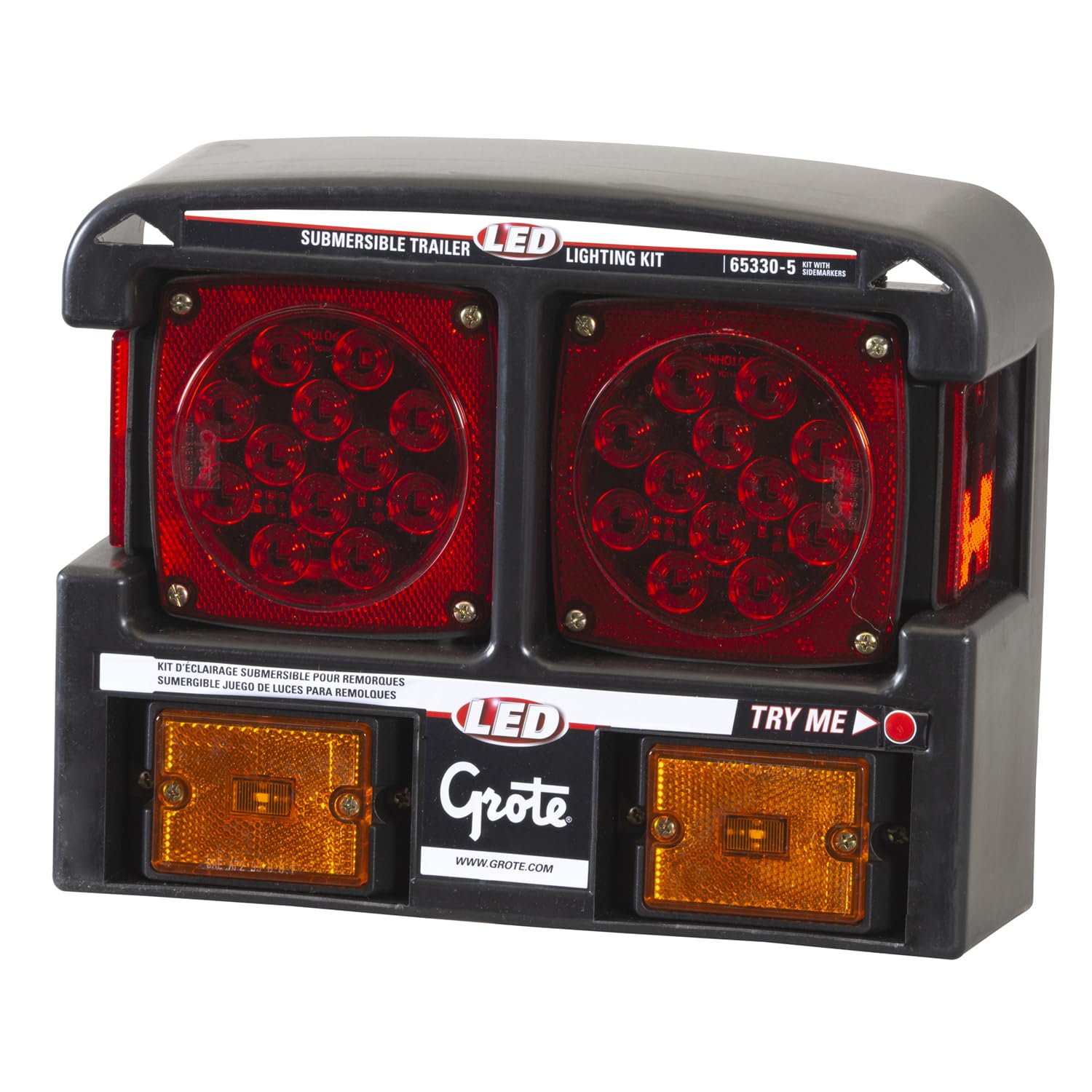Grote 65320-5 Submersible LED Trailer Lighting Kit (without Clearance Marker)
