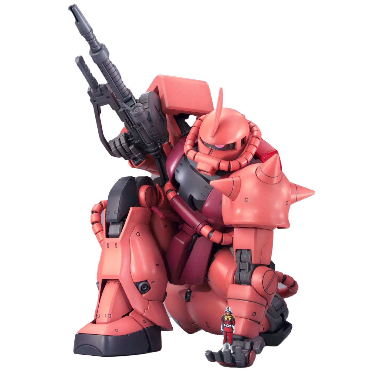 Bandai Hobby MS-06S Char's Zaku II Ver 2.0 Master Grade Action Figure, Model:BAN149834