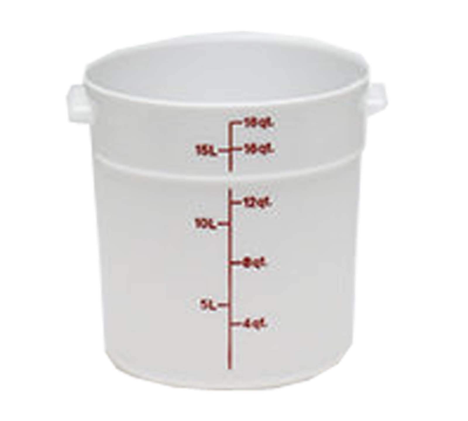 Cambro Storage Container, Round, 18-Quart