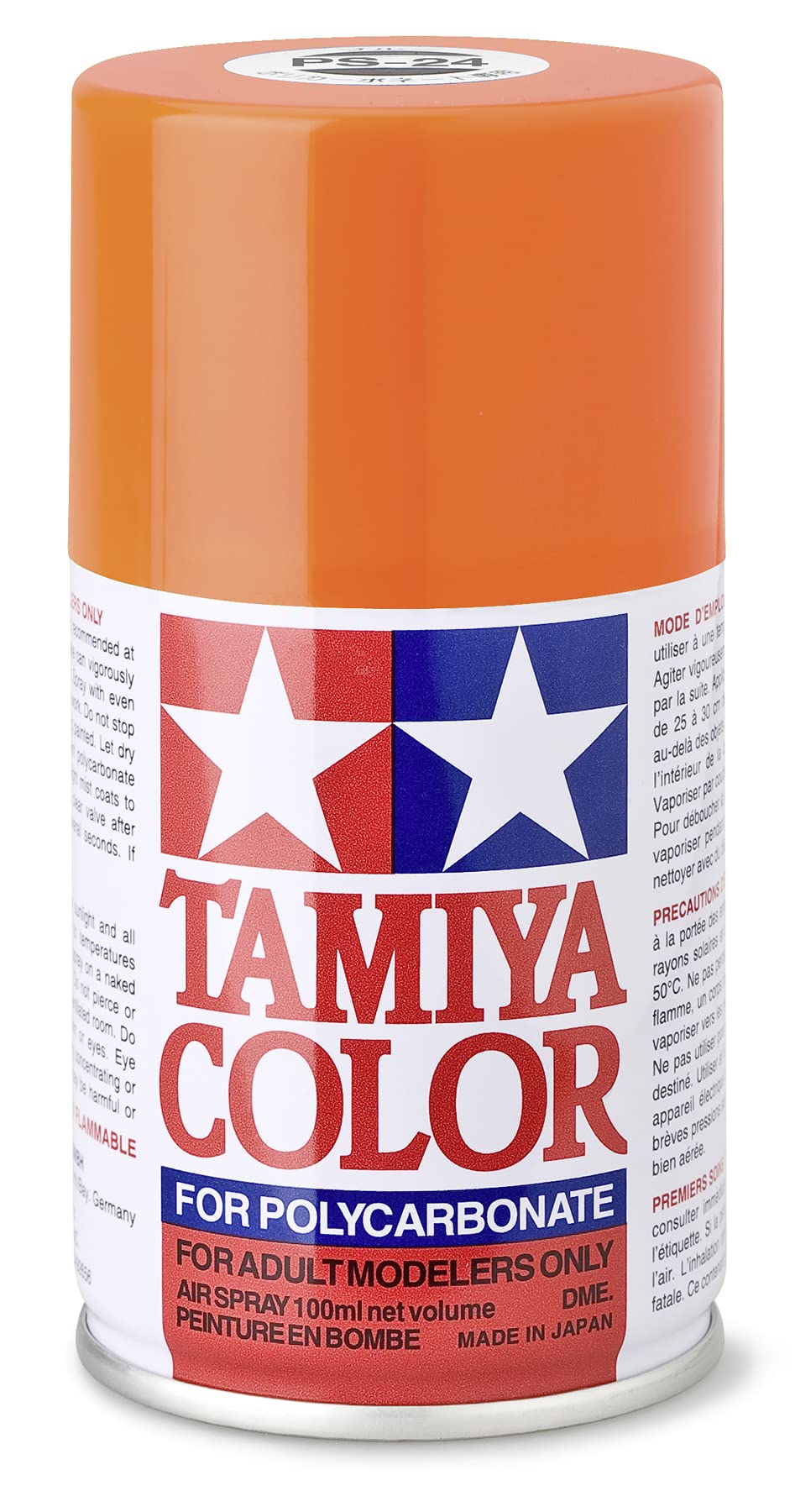 Tamiya 86024 Paint Spray, Fluorescent Orange