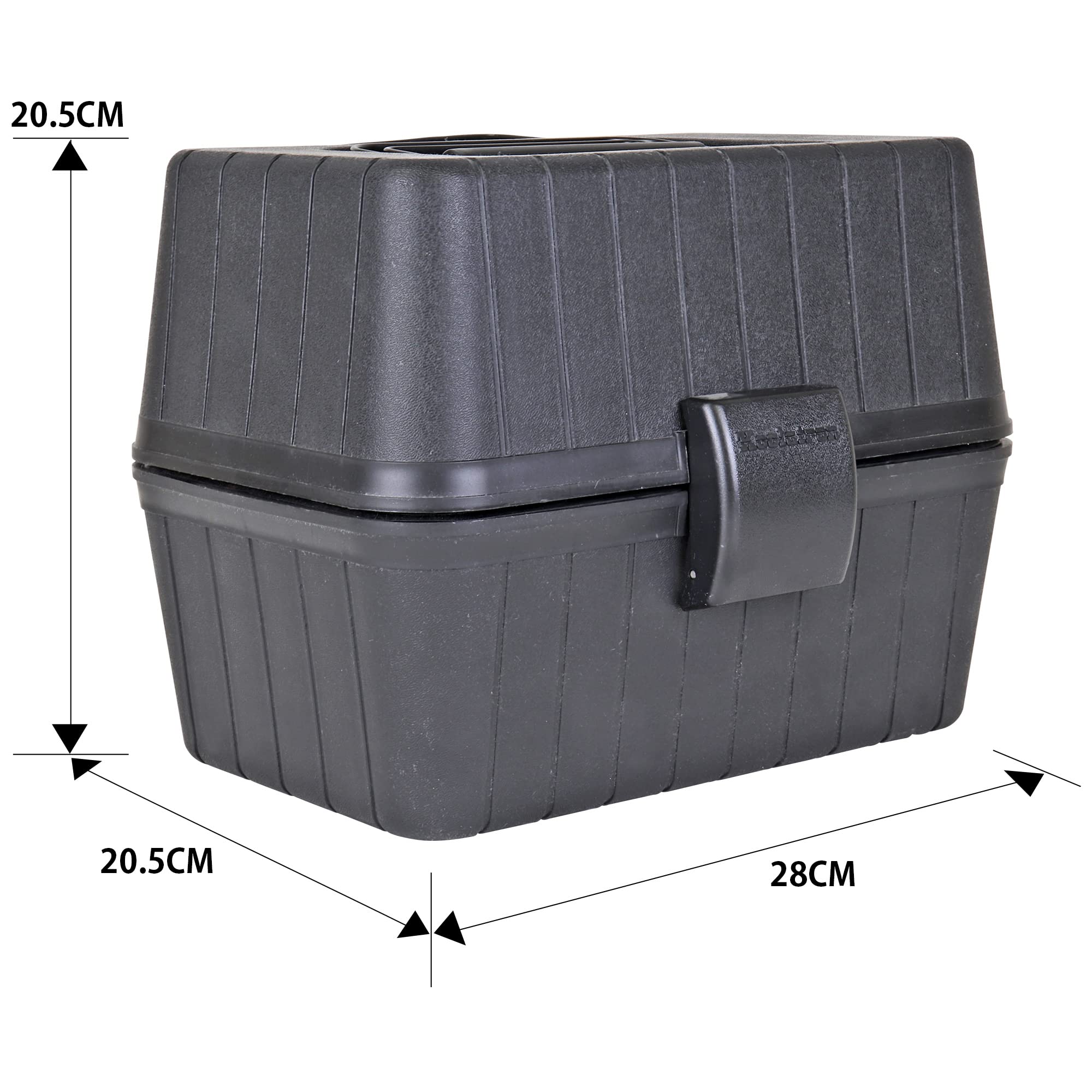 Koolatron 12V Heating Lunch Box Stove, 1.6 Qt (1.5 L), Black, 6 ft (1.8m) Power Cord, Heats to 300F (149C), Built-In Cord Storage, Classic Construction Worker Lunchbox, for Car, SUV, Pickup Truck