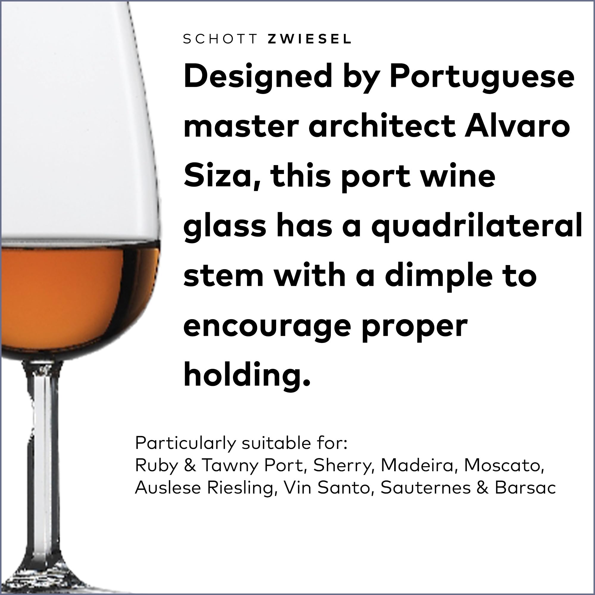 Schott Zwiesel Tritan Crystal Siza Port Wine Glass, 7.7-Ounce, Set of 6