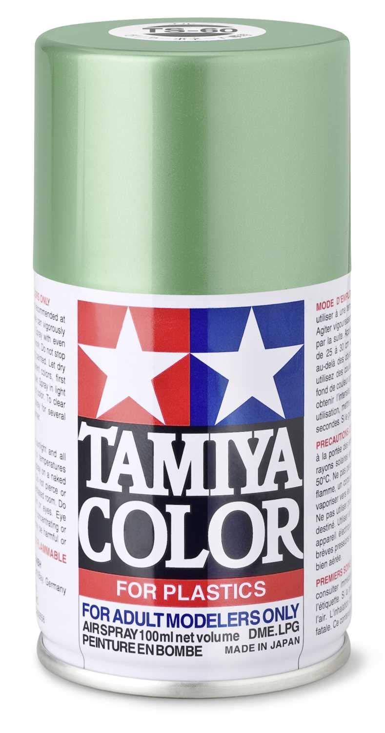 TAMIYA 85060 Spray Lacquer TS-60 Pearl Green - 100ml Spray Can