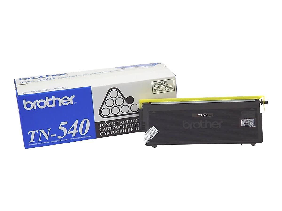 Brother TN540 5140 5150 5170 8220 8040 8045 Toner -Cartridge (Black) in Retail Packaging