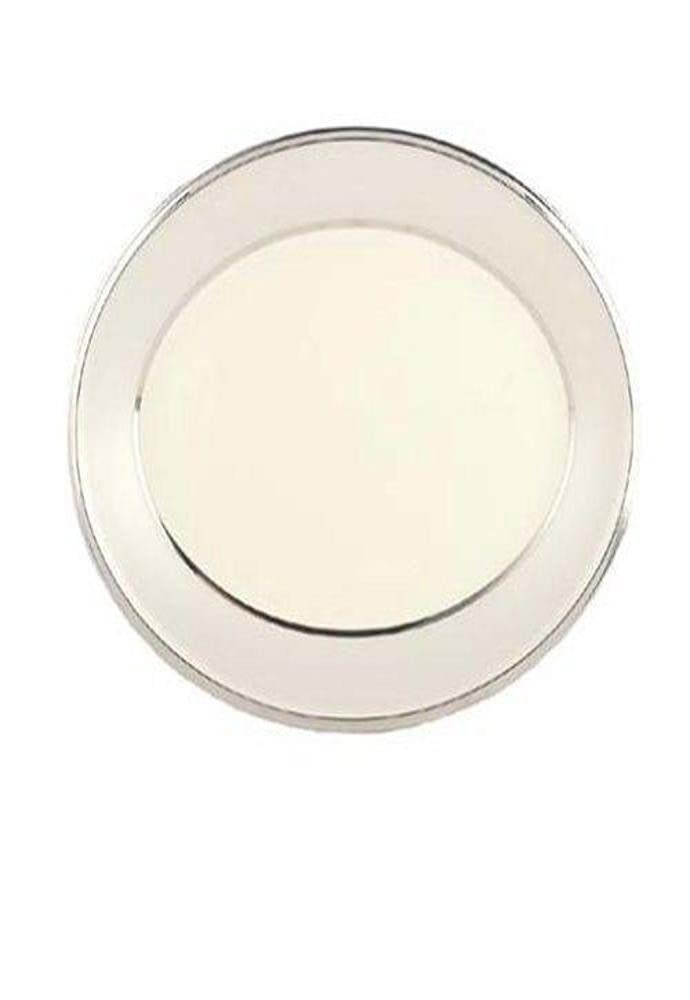 Lenox Ivory Frost Platinum Banded Ivory China 13-Inch Oval Platter