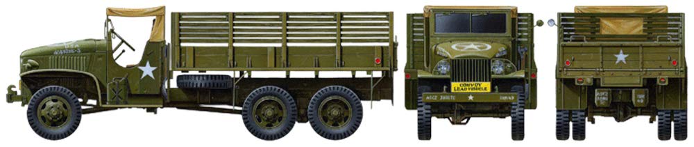 Tamiya Models US 2 1/2 Ton 6x6 Cargo Truck Model Kit