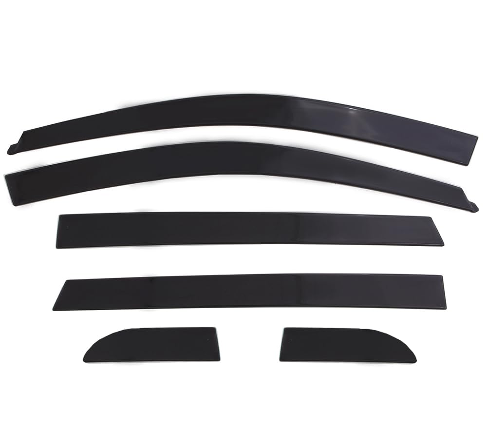 Auto Ventshade [AVS] Low Profile Ventvisor / Rain Guards | Smoke Color, 6 pc | 896001 | Fits 2003 - 2008 Infiniti FX35