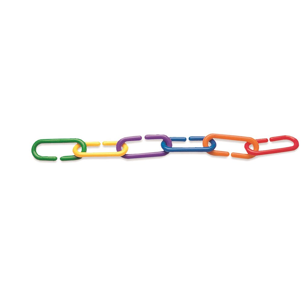 Learning Resource Rainbow Link 'n' Learn Links - Bucket of 1000 Pieces, Ages 4+| Grades PreK+ Preschool Supplies for Classroom and Homeschool, Early Counting & Sorting Skills