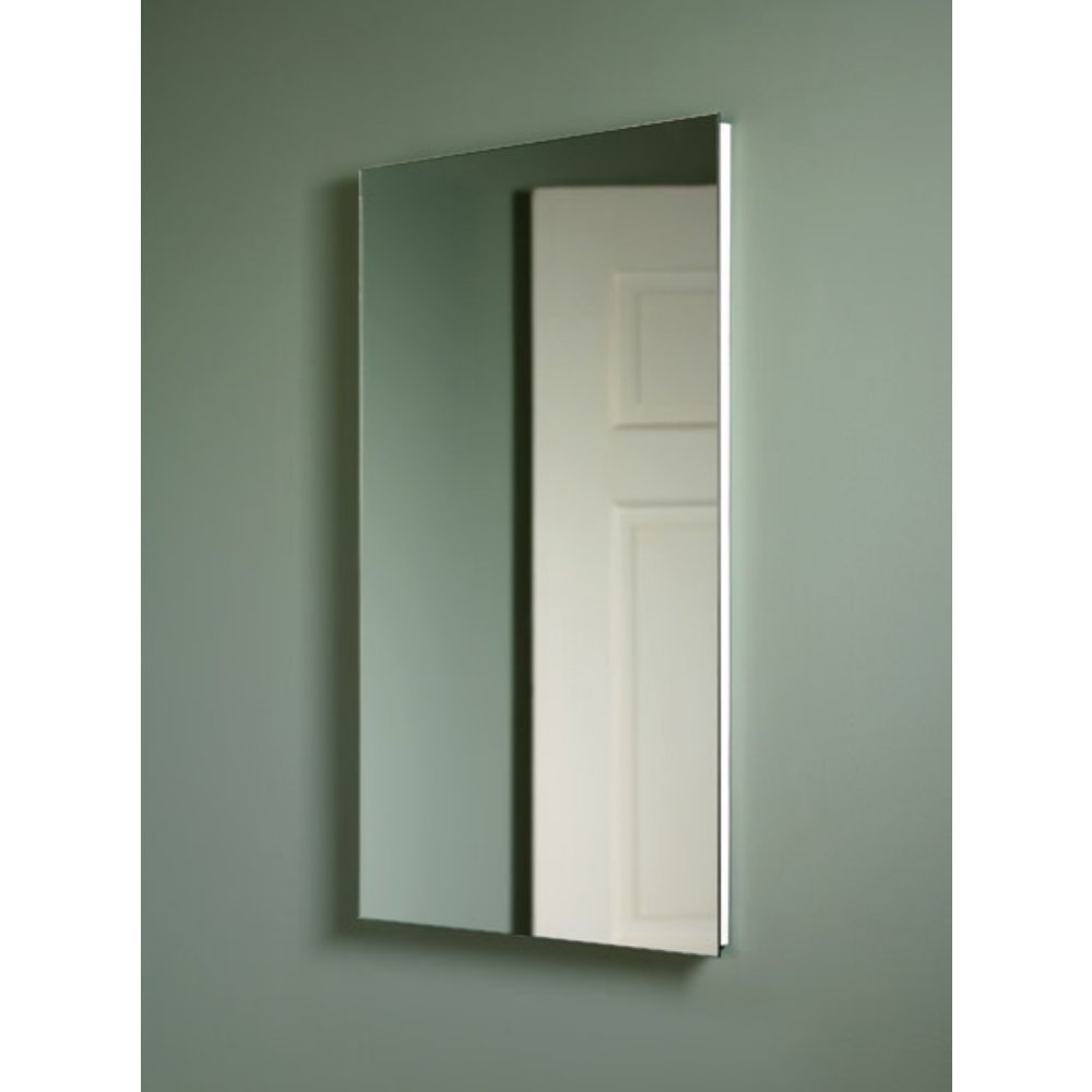 Broan-NuTone 1035P24WHG Cove Single-Door Recessed Mount Frameless Medicine Cabinet, 14 by 24-Inch