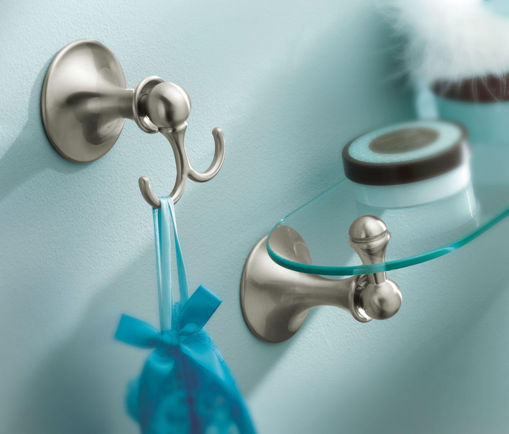Moen DN7703BN Lounge Robe Hook, Brushed Nickel