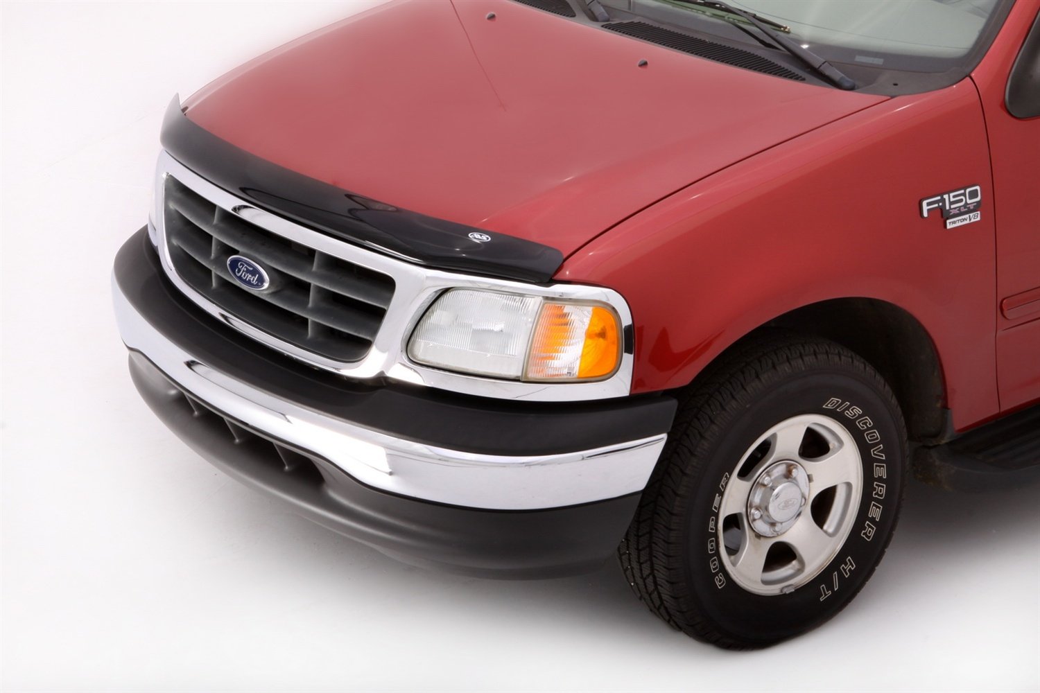 Auto Ventshade [AVS] Hoodflector / Hood Shield | Dark Smoke | 21747 | Fits 1997 - 2003 Ford F-150 & F-250, 1997 - 2002 Expedition