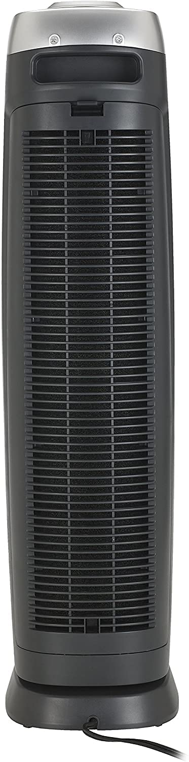 Germ Guardian AC5000 28” 3-in-1 True HEPA Filter Air Purifier for Home, Large Rooms, UV-C Light Kills Germs, Filters Allergies, Smoke, Dust, Pet Dander, & Odors, 5-Yr Wty, GermGuardian, Grey