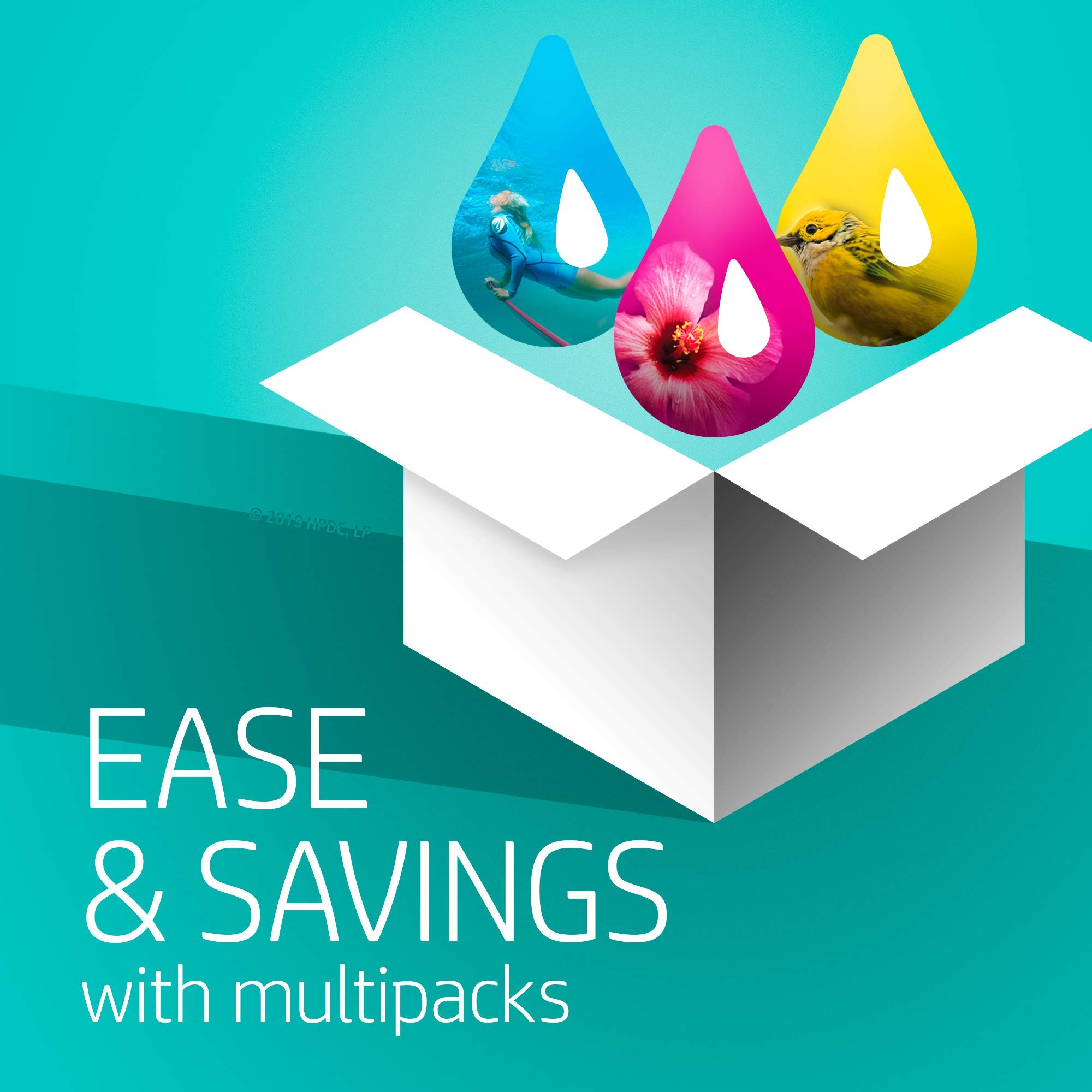 HP 901 | 2 Ink Cartridges | Black, Tri-color | Works with HP OfficeJet 4500, J4500 series, J4680 | CC653AN, CC656AN