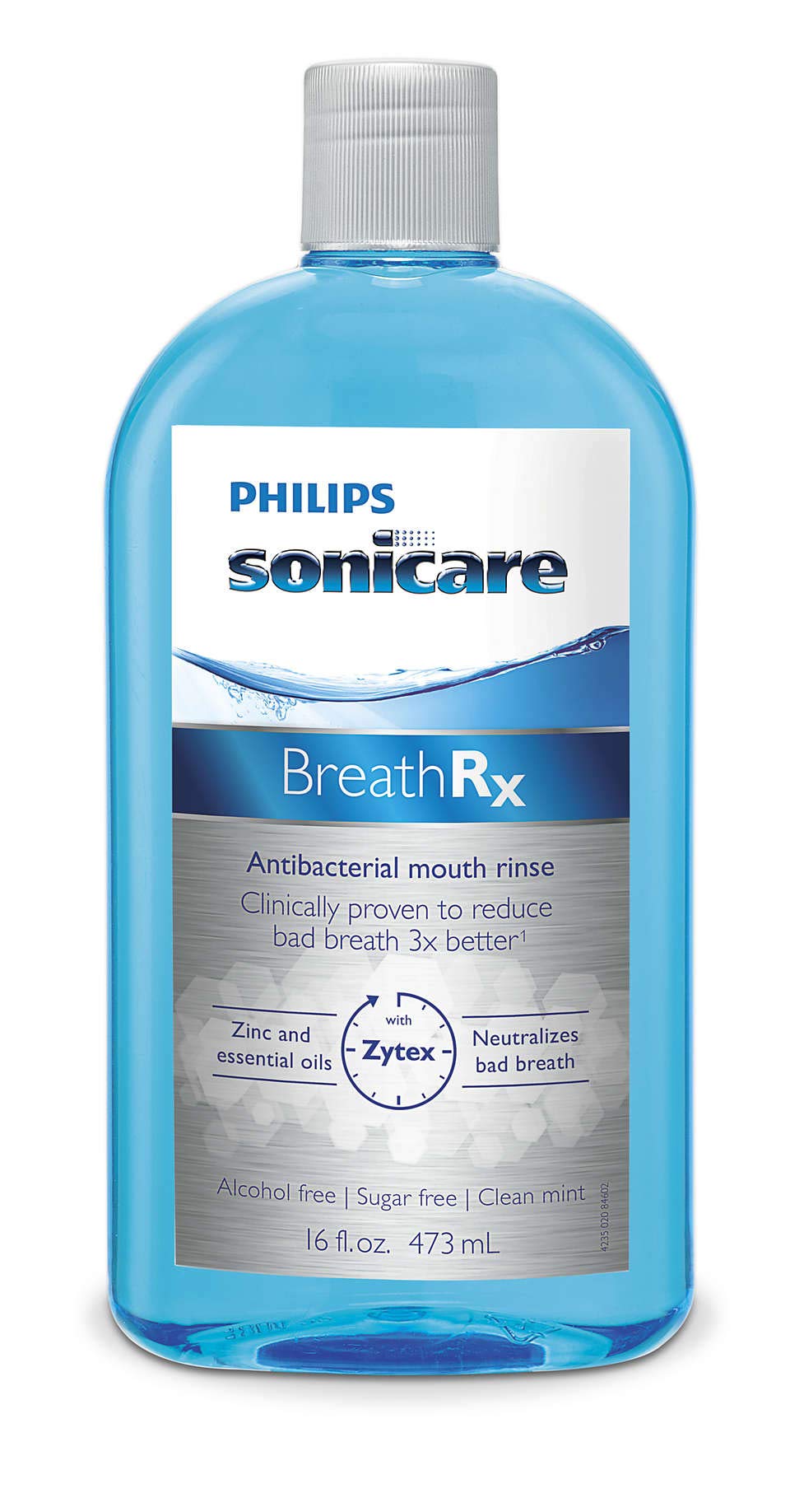 BreathRx Anti-Bacterial Mouth Rinse, 16 Ounce Bottle