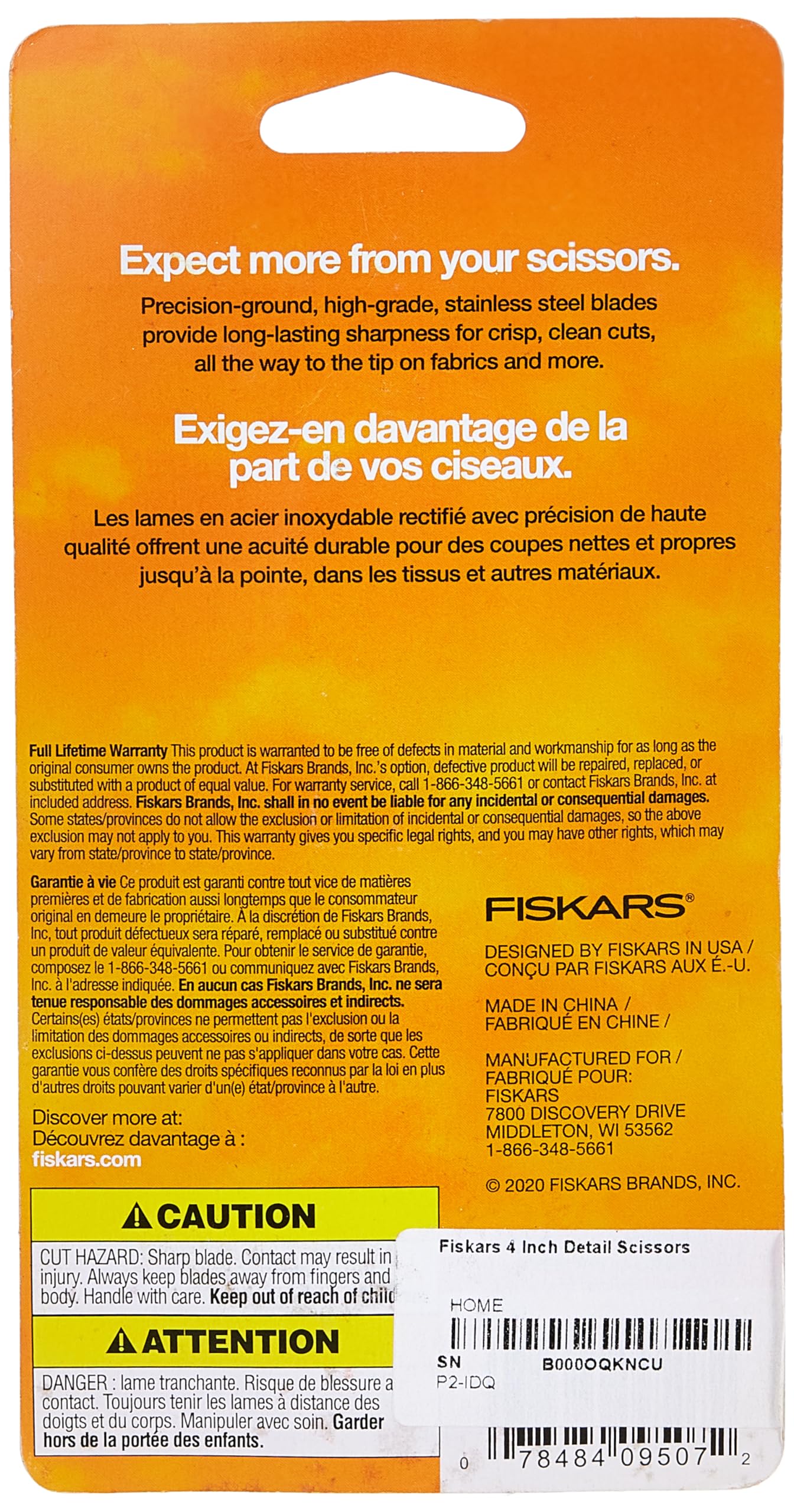 Fiskars 4 Inch Detail Scissors