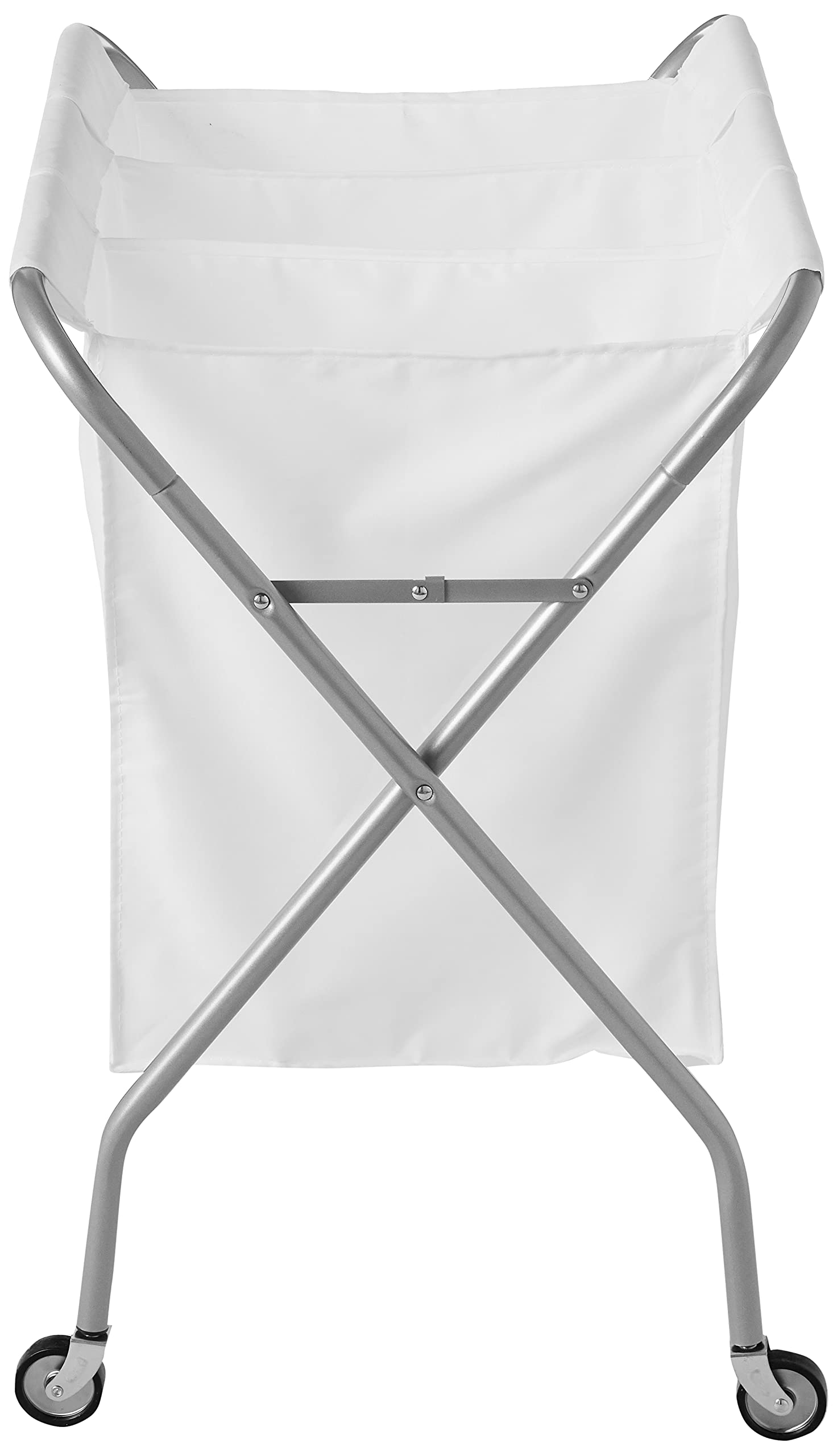Whitmor 3 Section Laundry Sorter - Collapsible with Heavy Duty Wheels