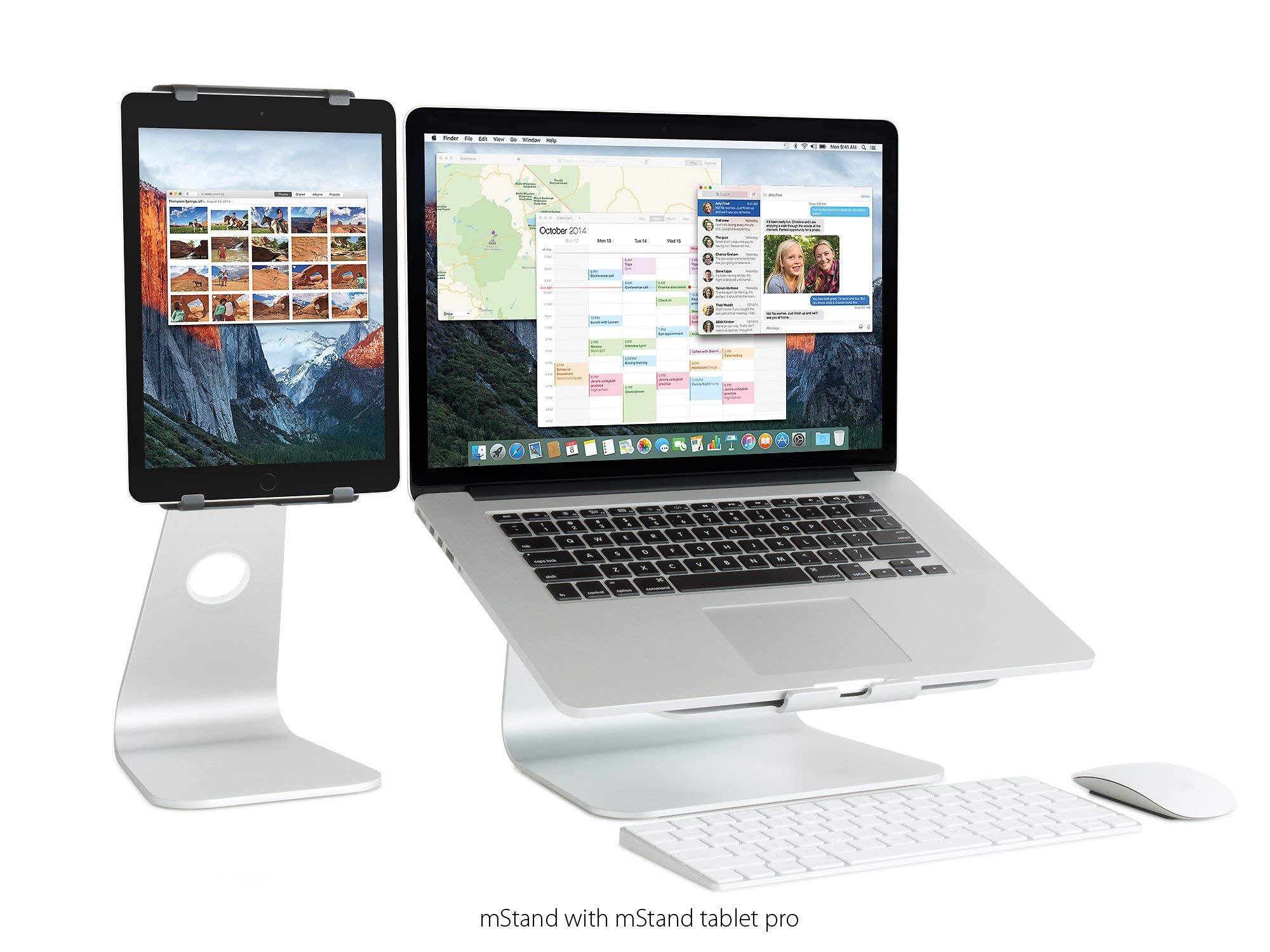 Rain Design 10032 mStand Laptop Stand, Silver (Patented)