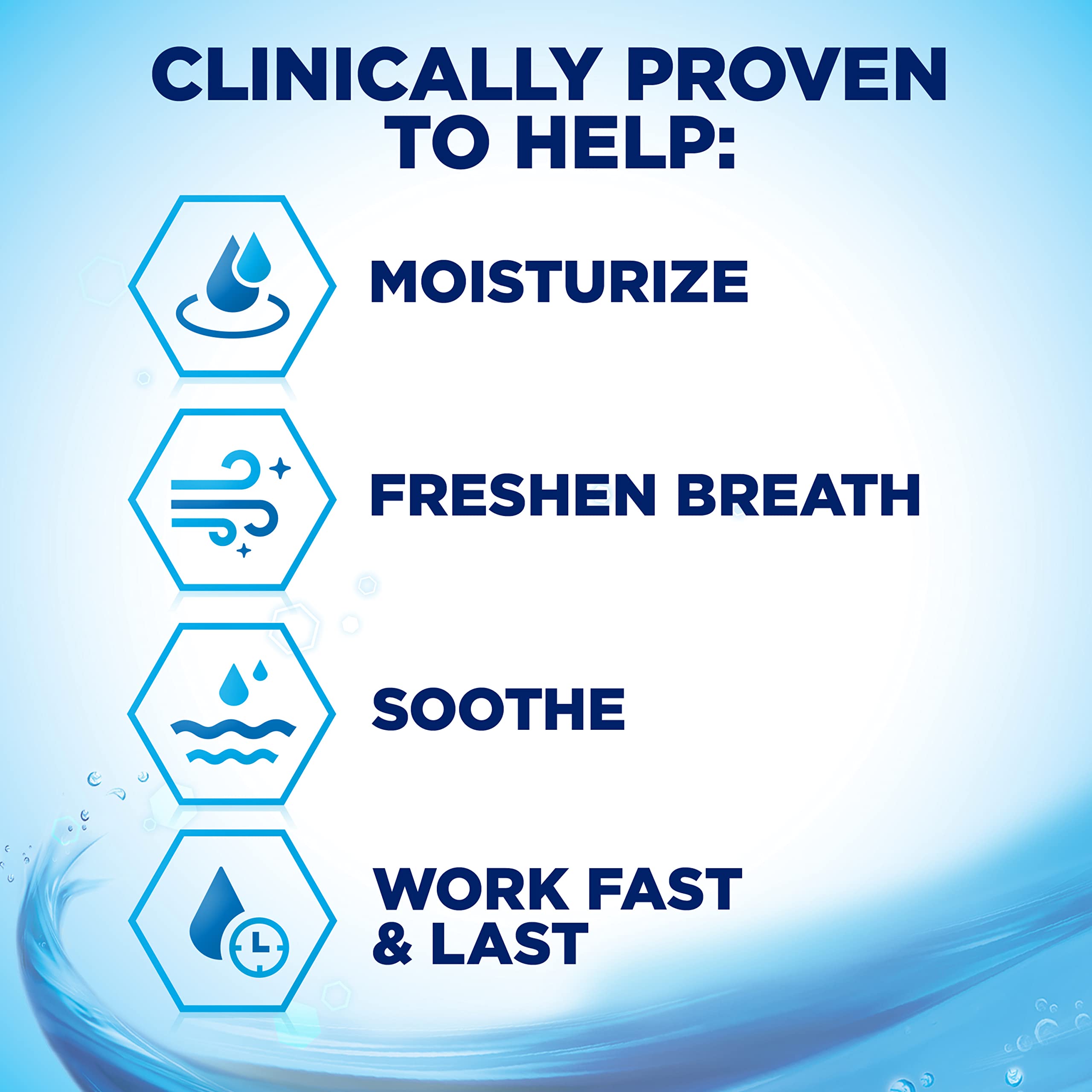 Biotene Fresh Mint Moisturizing Oral Rinse Mouthwash, Alcohol-Free, for Dry Mouth, 8 ounce