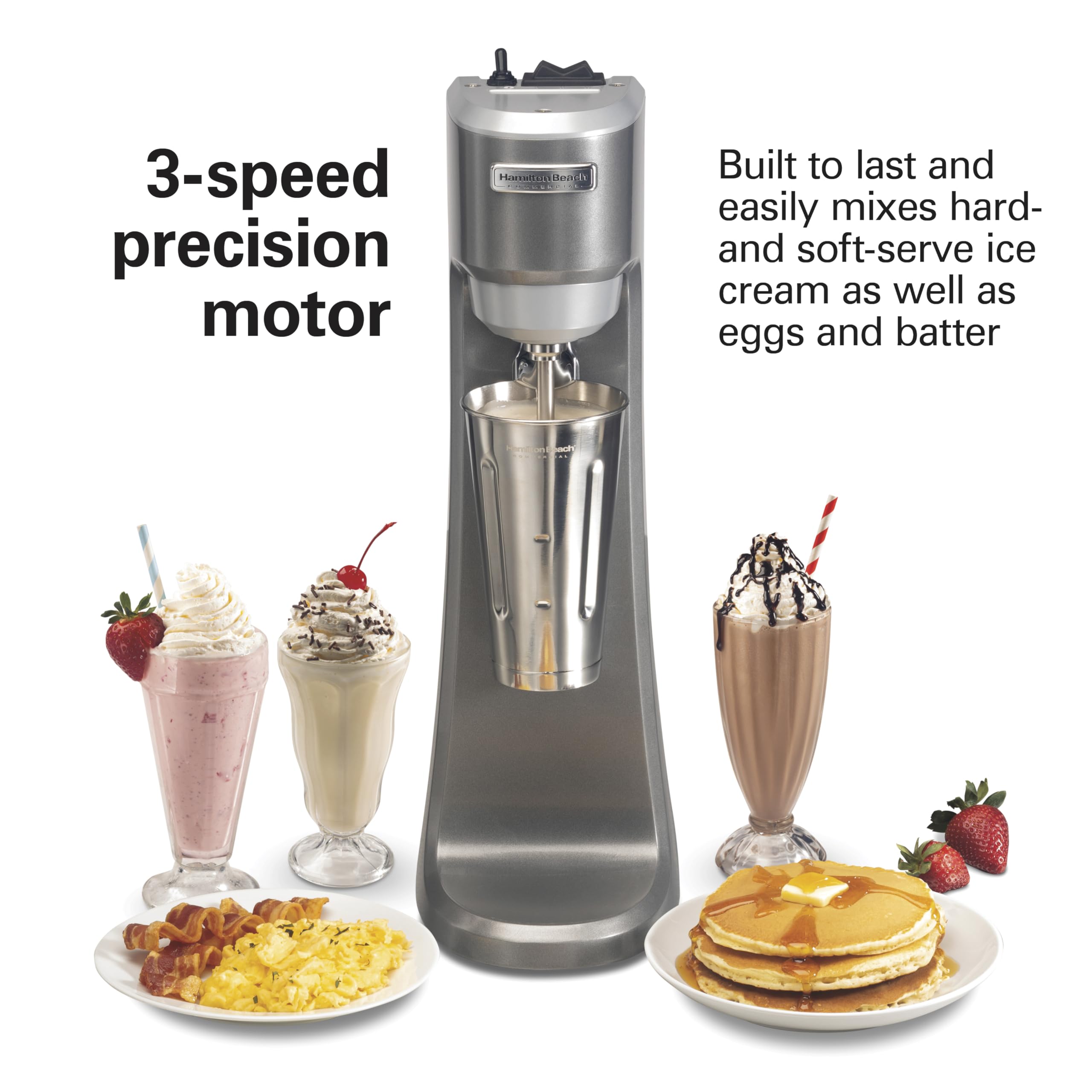 Hamilton Beach HMD200 120V Single Spindle Commercial Drink Mixer