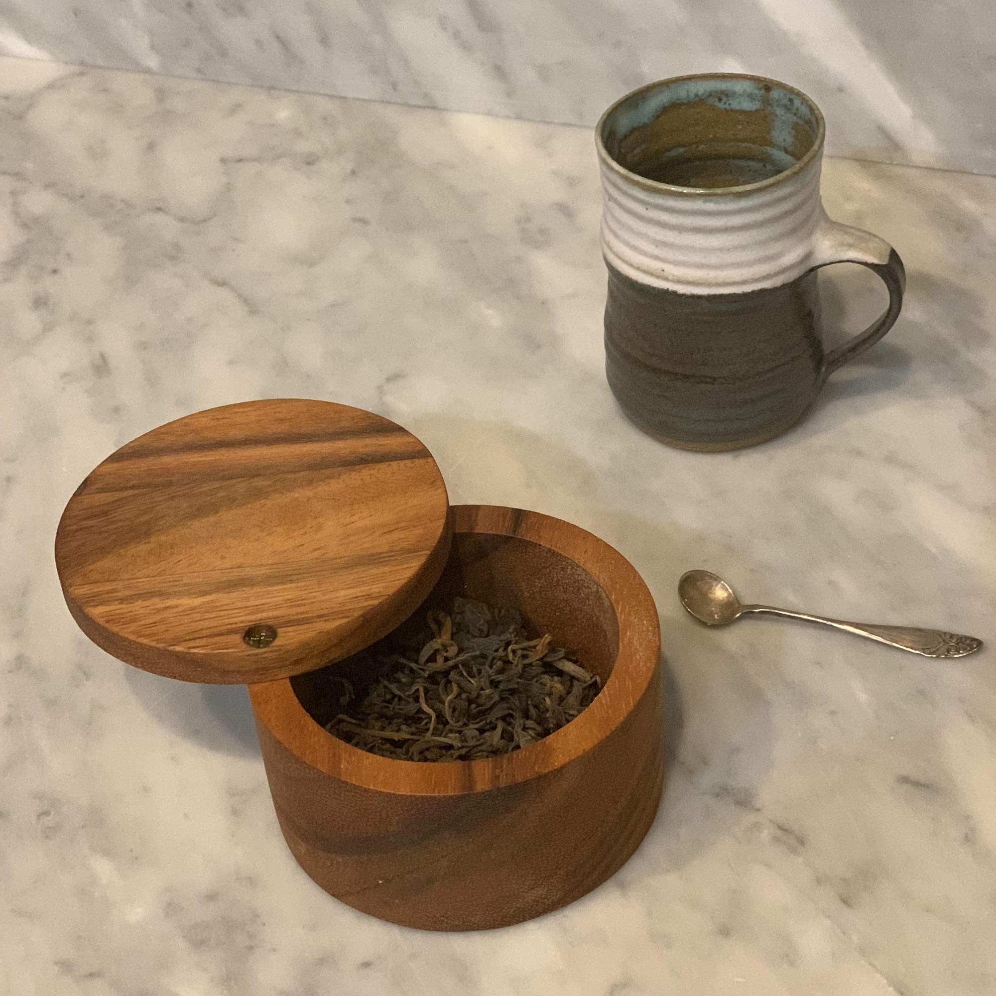 Ironwood Gourmet 28221 Appalachian Salt Cellar, Acacia Wood