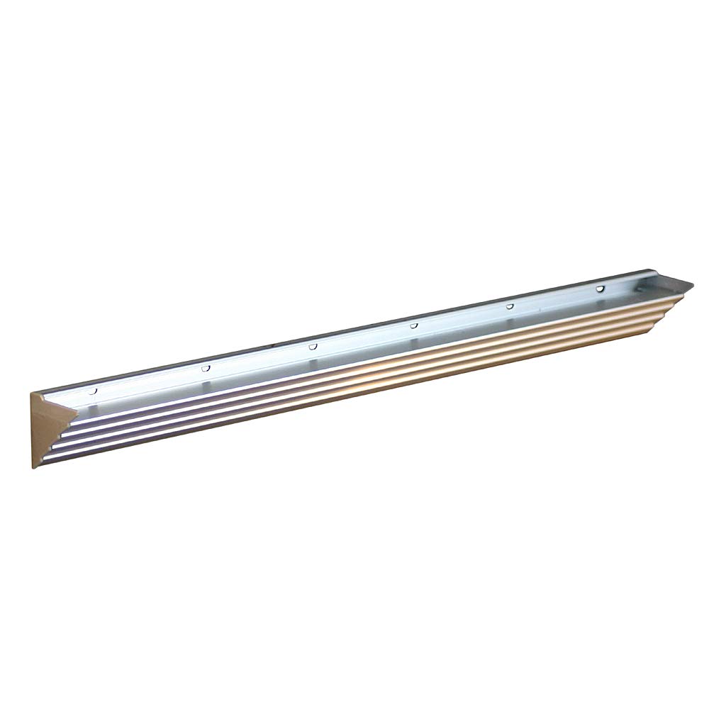 LTL Home Products Wallscapes Glacier Floating Glass Wall Shelf Kit, 8"X24", Clear