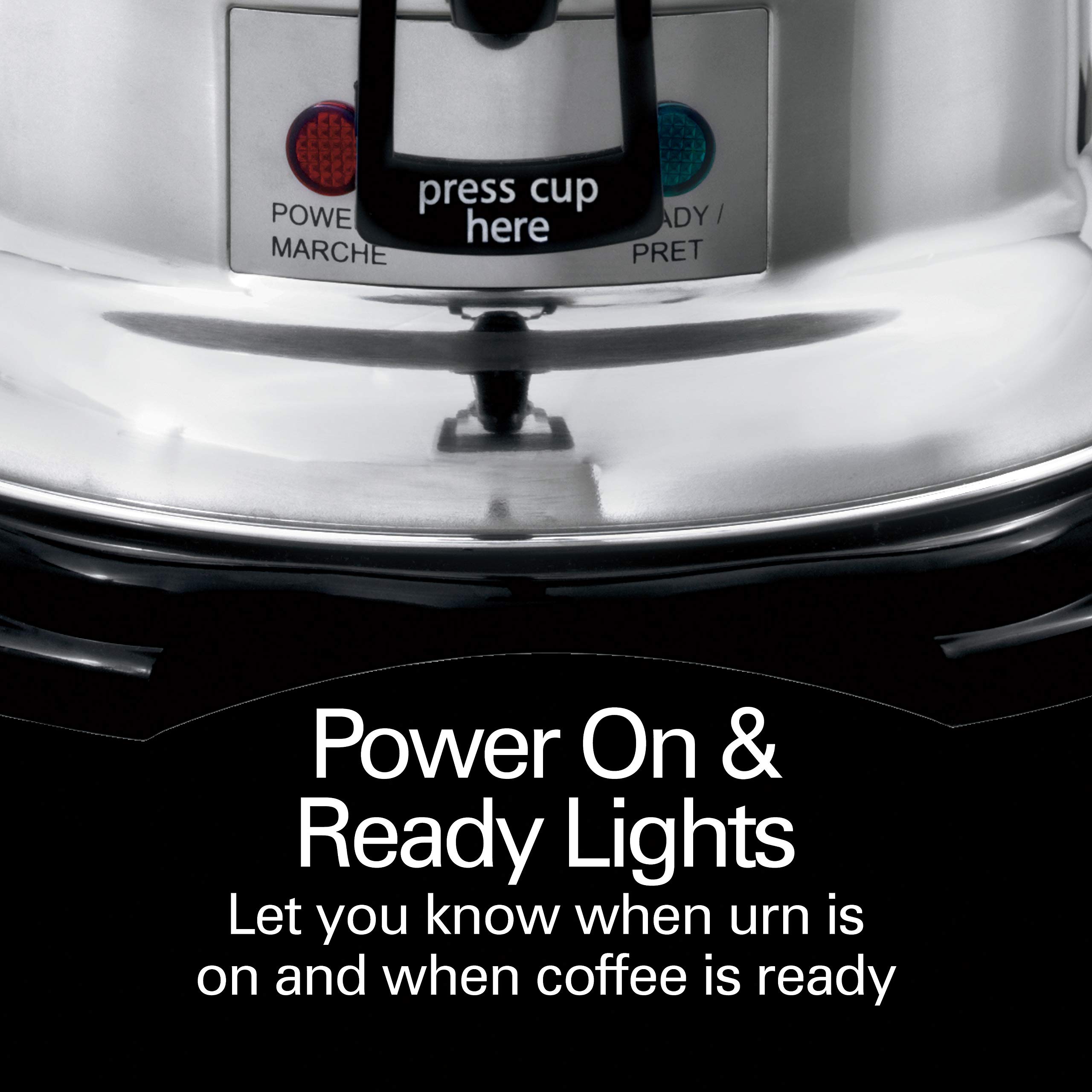 Hamilton Beach Commercial Stainless Steel Coffee Urn, 60 Cup Capacity D50065