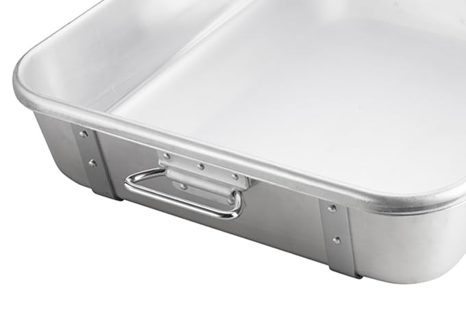 Winware Aluminum Roast Pan 18 Inch x 24 Inch x 4-1/2 Inch