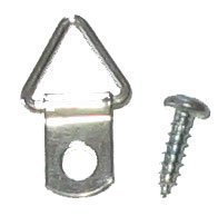 200 1-1/16" Triangle Picture Hangers with Screws