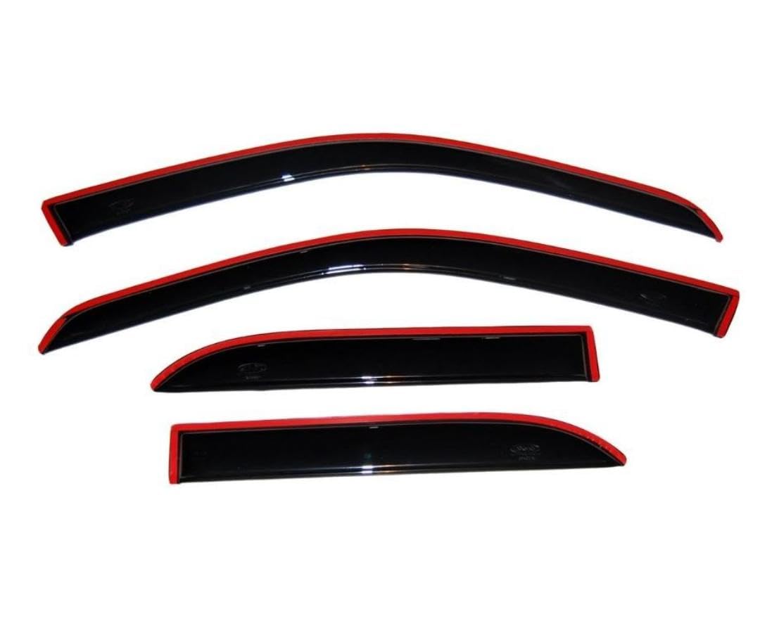 Auto Ventshade [AVS] Ventvisor / Rain Guards | Smoke Color, 4 pc | 94012 | Fits 1990 - 1995 Nissan Pathfinder (4-Door)