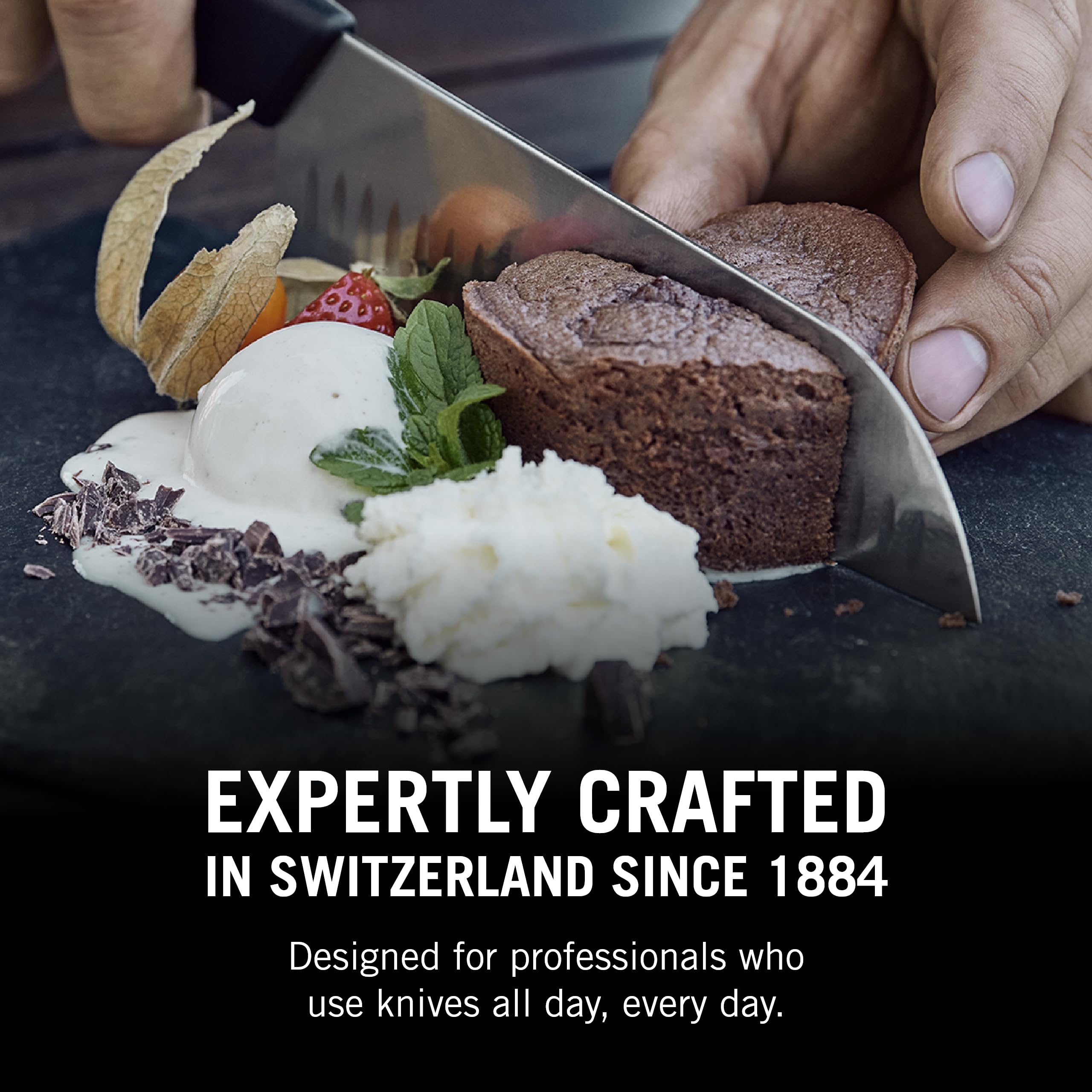 Victorinox Forged 7-Inch Granton Edge Santoku Knife