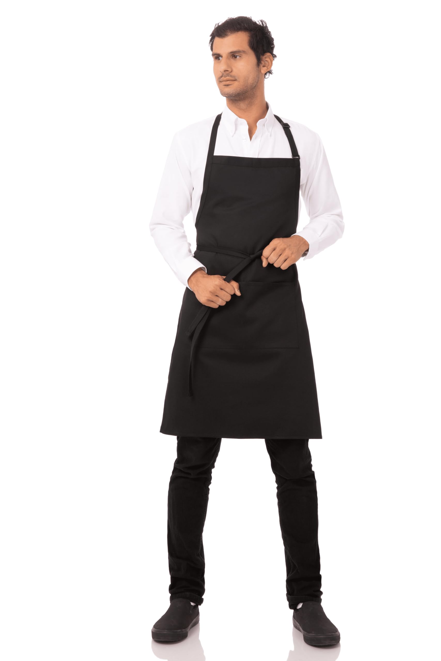 Chef Works Unisex Butcher Apron apparel accessories, Black, 34-Inch Length by 24-Inch Width US