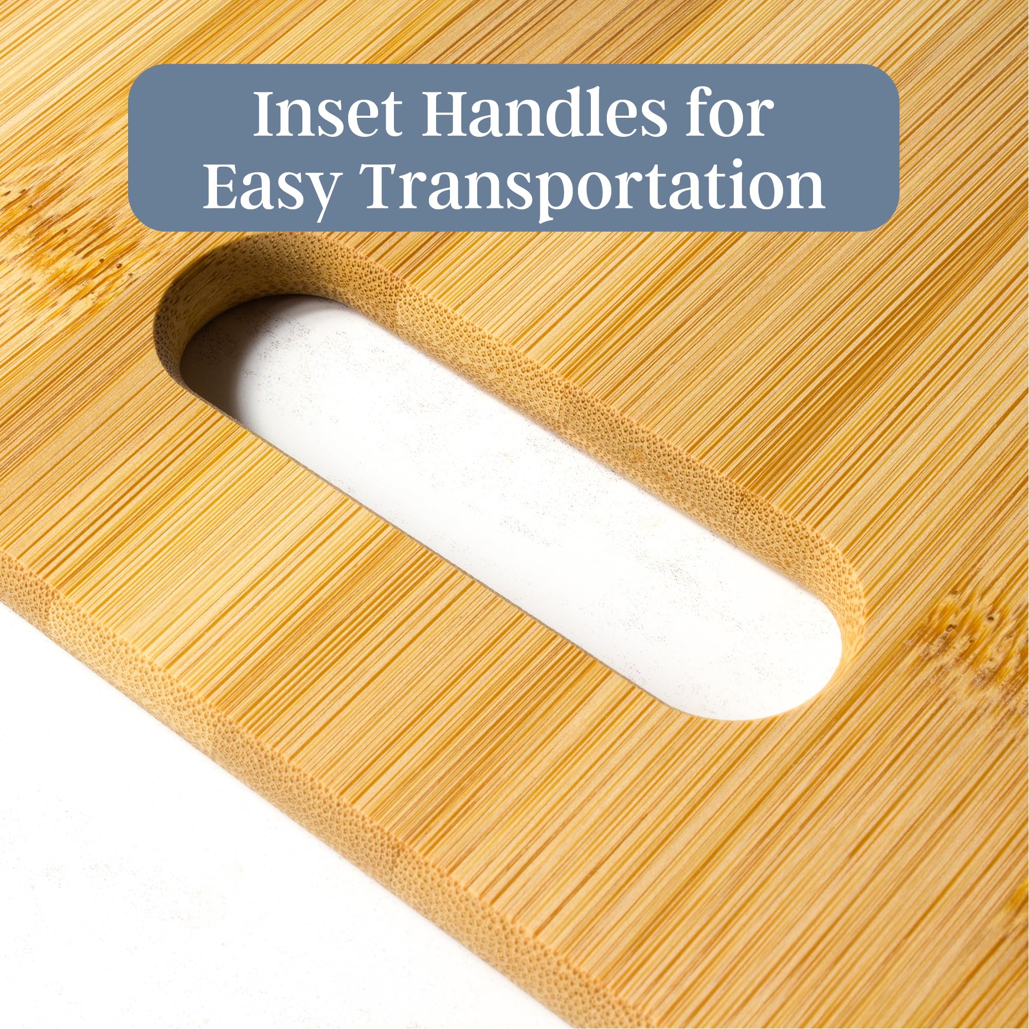Totally Bamboo 2-Piece Bamboo Cutting Board Set, Brown