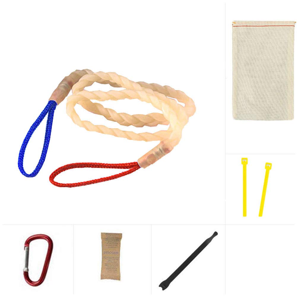 Going In Style Travel Laundry Clothesline and Carabiner Clip Kit Model GIS-C101