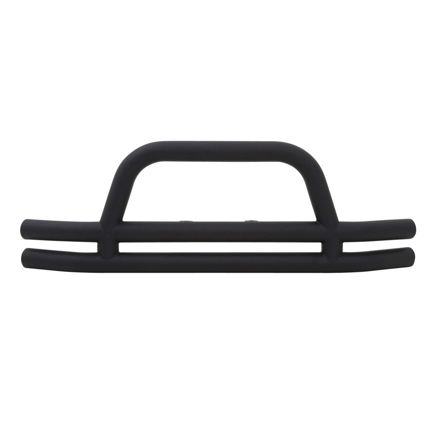 Smittybilt 3 Front Double Tube Bumper with Hoop (Black) - JB48-FT"