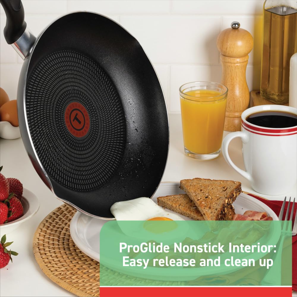 T-fal A74009 Specialty Nonstick Giant Family Fry Pan Cookware, 13-Inch, Black