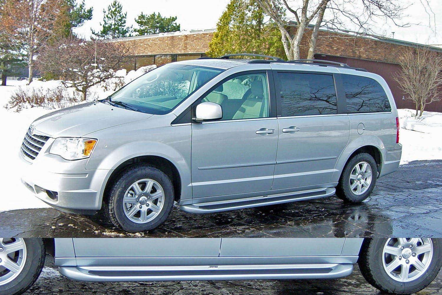 Owens 2188-01 GlaStep Fiberglass Running Board for Chrysler Town & Country