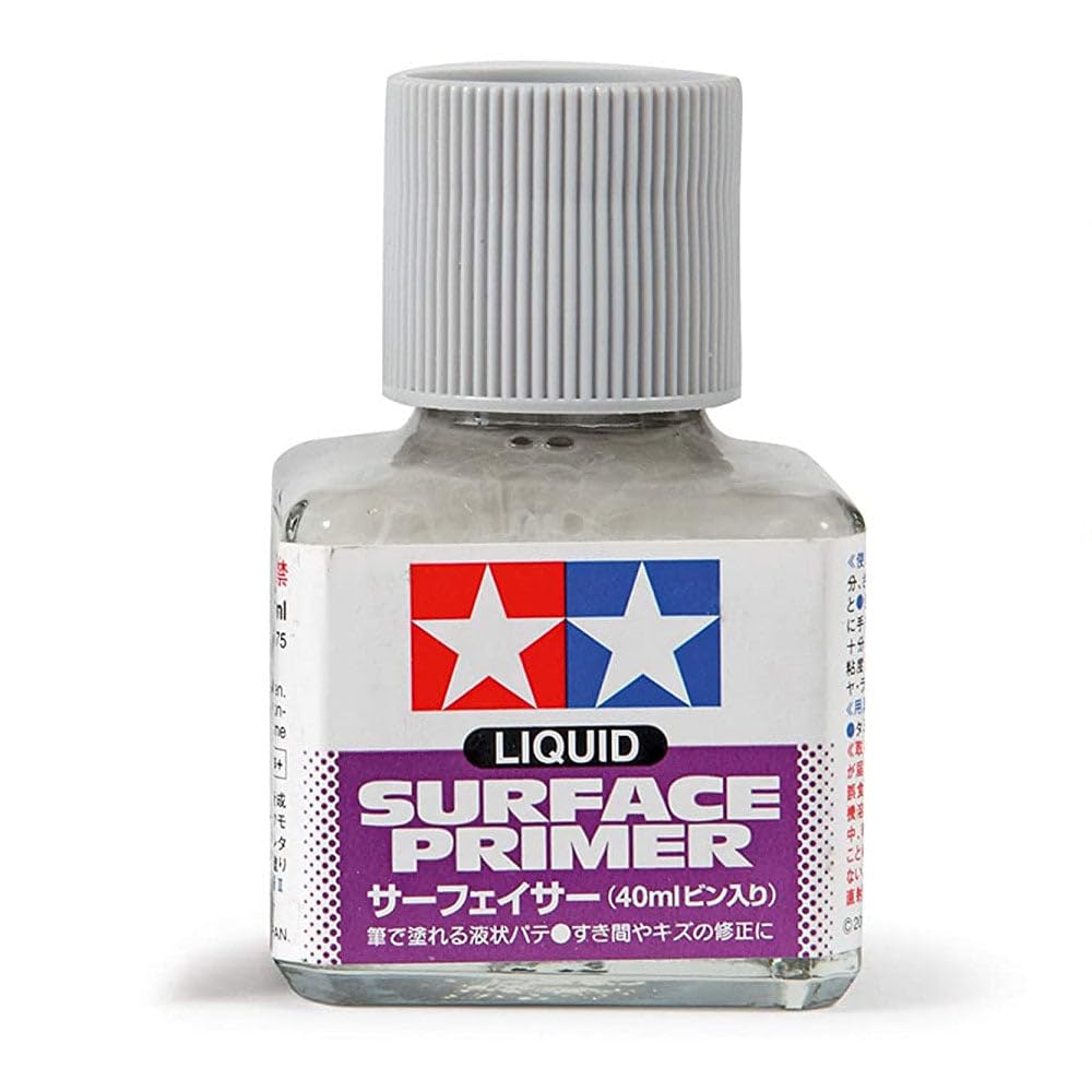 TAMIYA America, Inc 40 ML Liquid Surface Primer, TAM87075