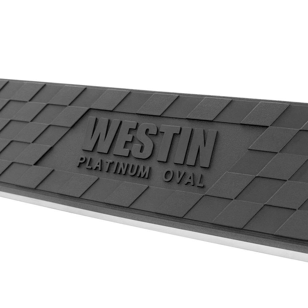 Westin 21-2775 Platinum Black Oval Step Bar