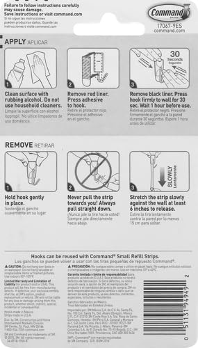 Command Small Wire Toggle Hooks, Damage Free Hanging Wall Hooks with Adhesive Strips, No Tools Wall Hooks for Hanging Organizational Items in Living Spaces, 9 White Hooks and 12 Command Strips