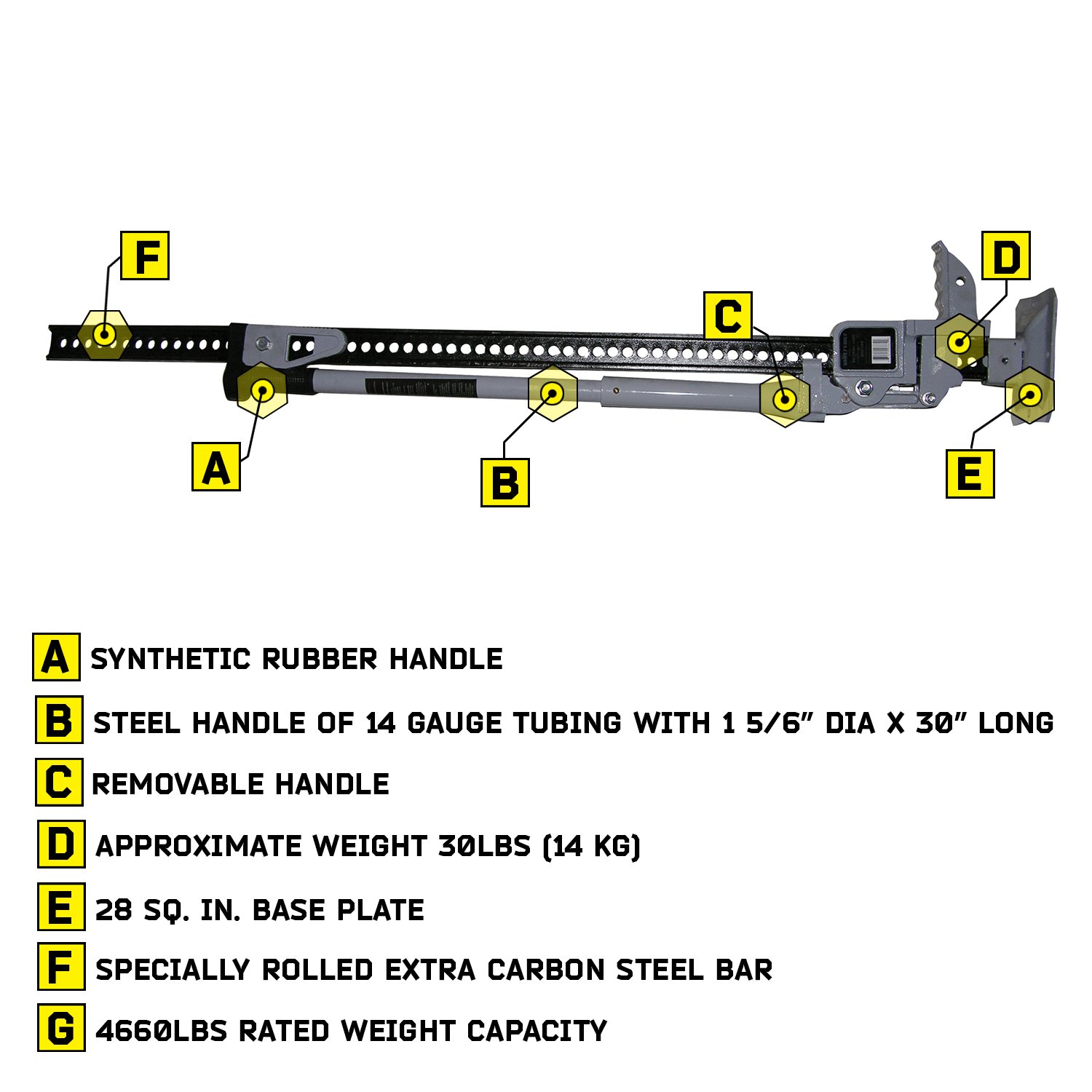 Smittybilt 54 Trail Jack - 2722"