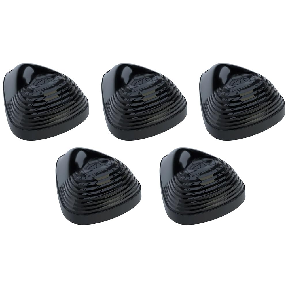RECON, 264142BK - Ford Super Duty Smoked Cab Roof Light Lenses Only
