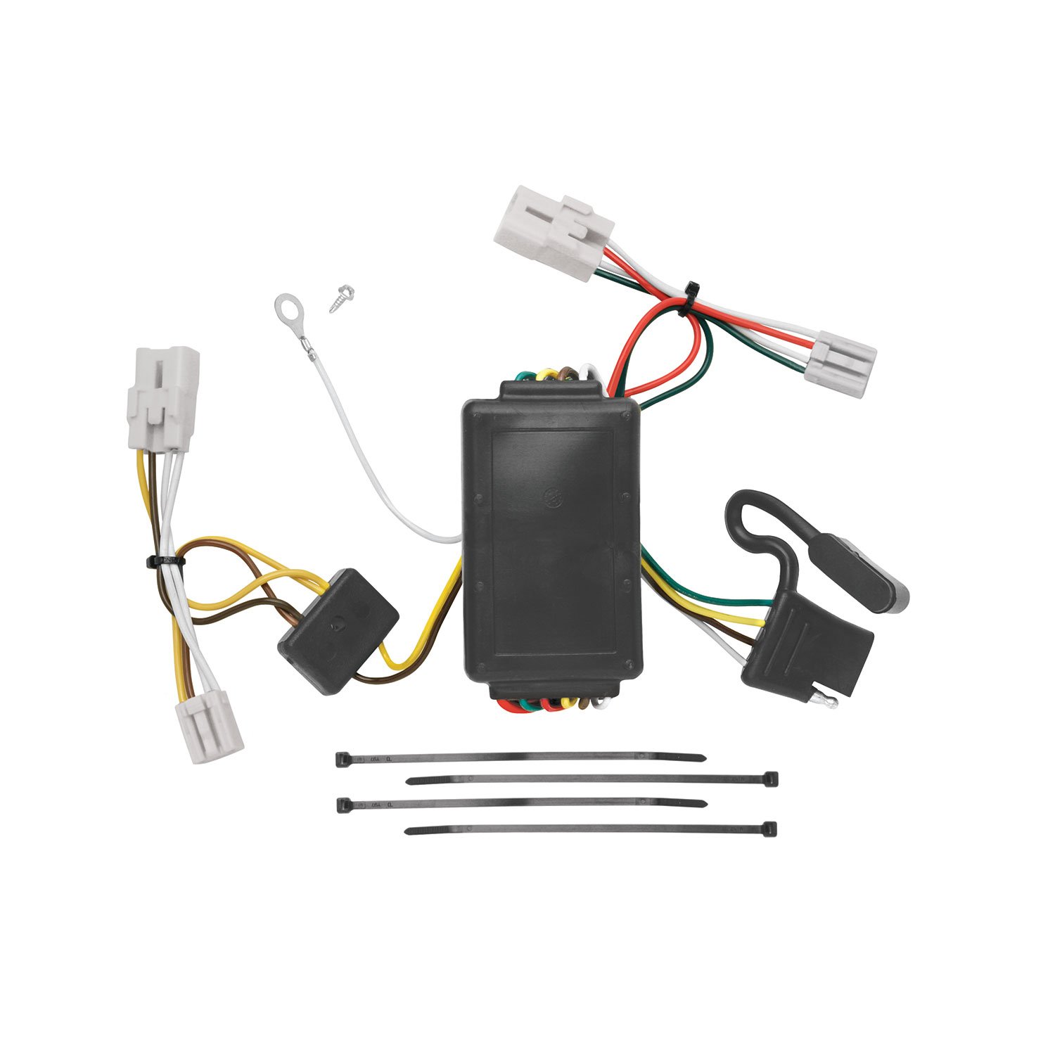 Tekonsha T-One® T-Connector Harness, 4-Way Flat, Compatible with Select Hyundai Elantra, Santa Fe